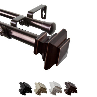 Rod Desyne Adjustable Double Curtain Rod | Wayfair