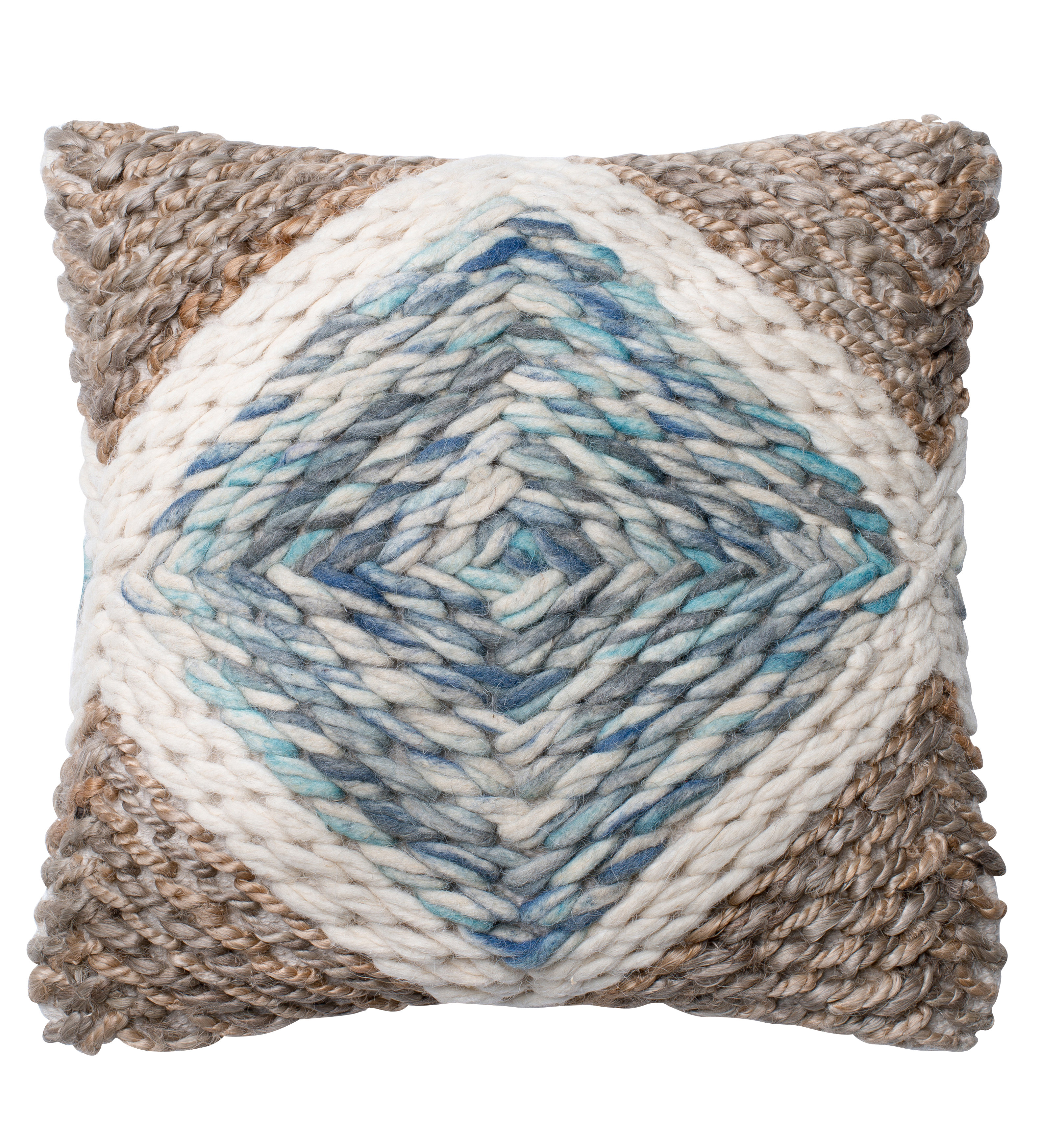 Birch Lane™ Textured Diamond Throw Pillow & Reviews | Wayfair