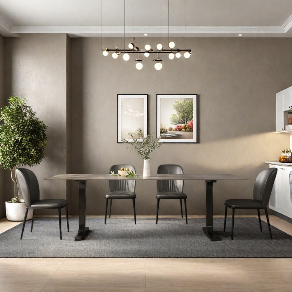 Elamer Italian simple style dining table sets | Wayfair