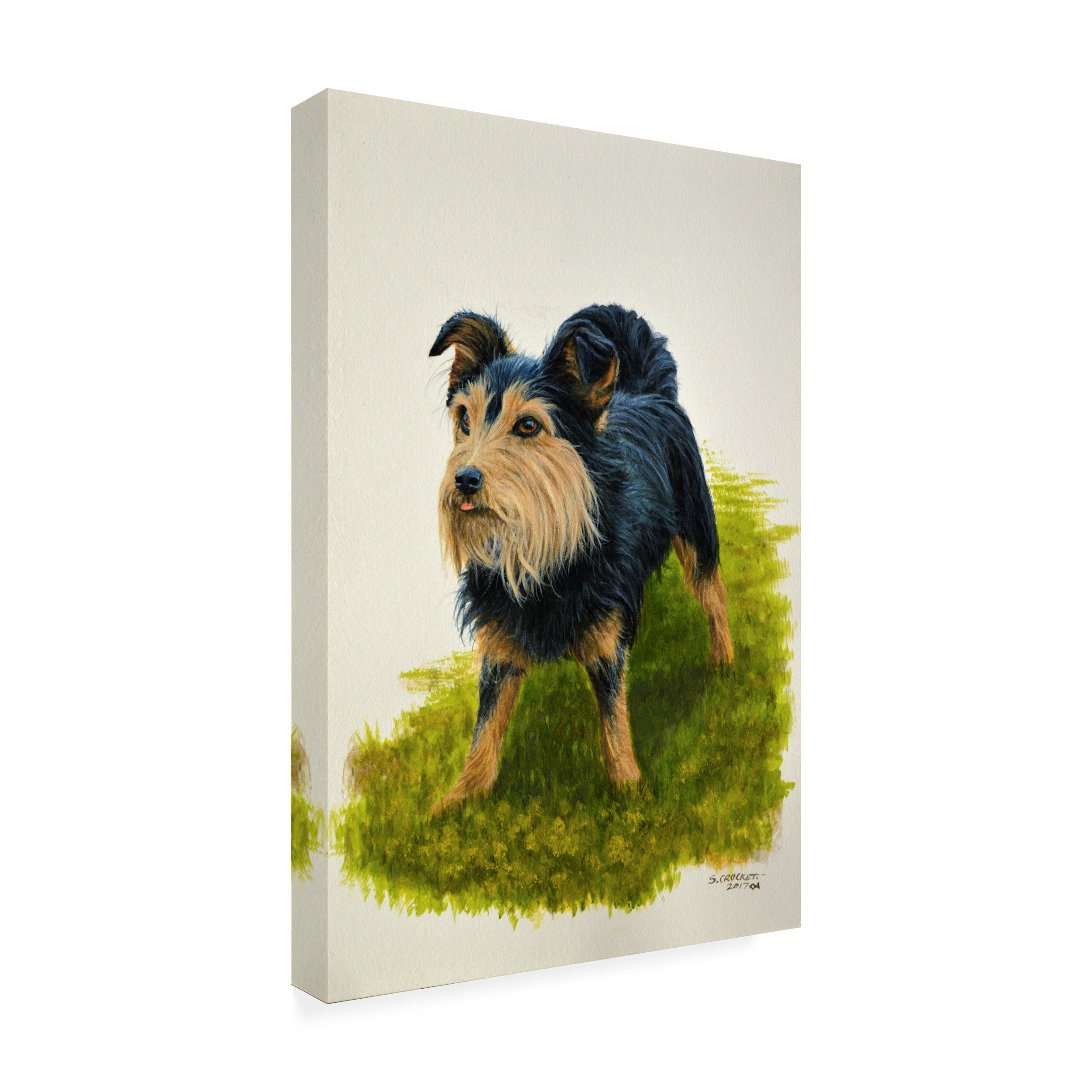 Winston Porter Pet Portrait Of Fred The Yorkie-Poo On Canvas by Steve ...