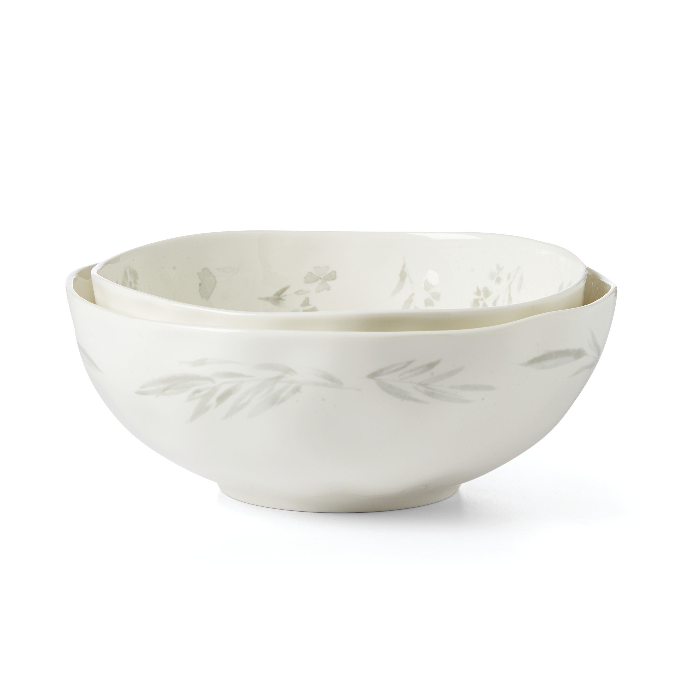 Lenox Oyster Bay 2Pc Nesting Serving Bowls - Wayfair Canada