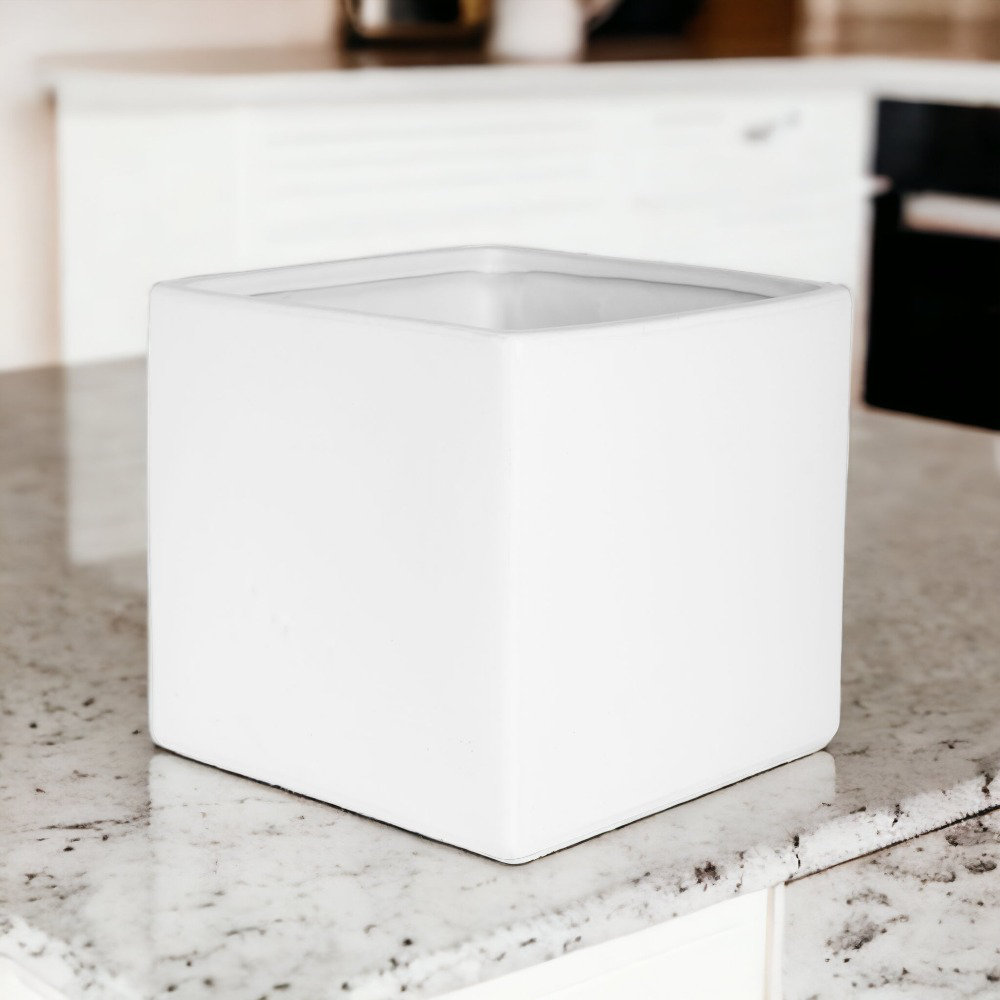 Zipcode Design™ Lonsdale Square Ceramic Planter Box & Reviews | Wayfair