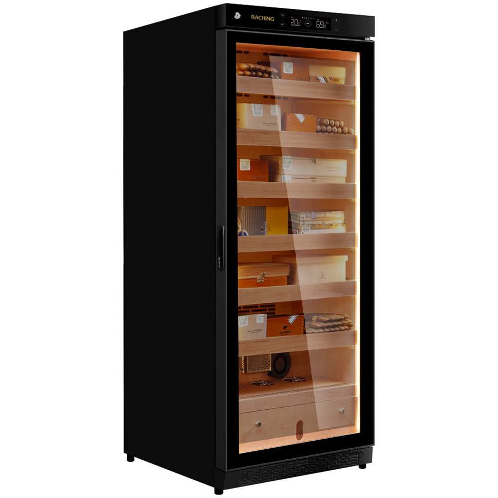 Raching Cigar Climate Control Cabinet, 330L Electric Cigar Humidor ...