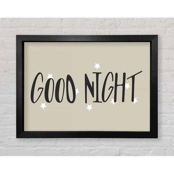 Bright Star Good Night - Print | Wayfair.co.uk