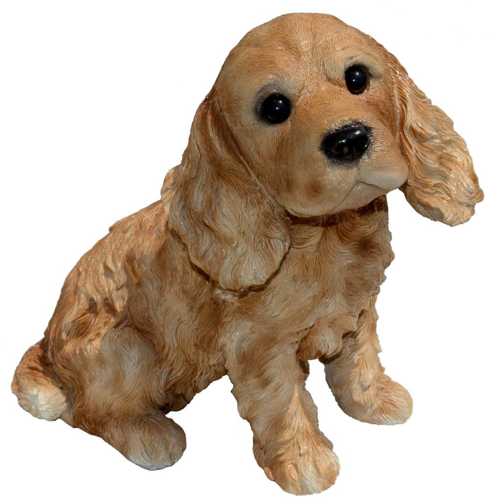 August Grove® Oquinn Cocky Cocker Spaniel Puppy Statue & Reviews | Wayfair