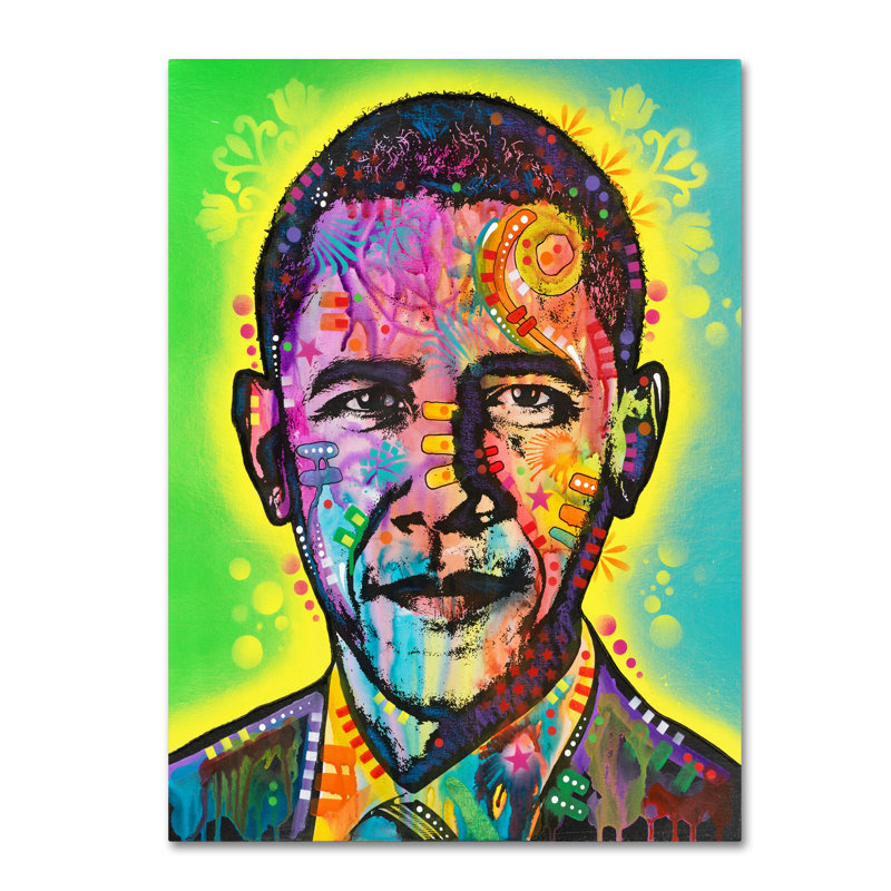 Trademark Fine Art 'Obama' Graphic Art Print on Wrapped Canvas ...