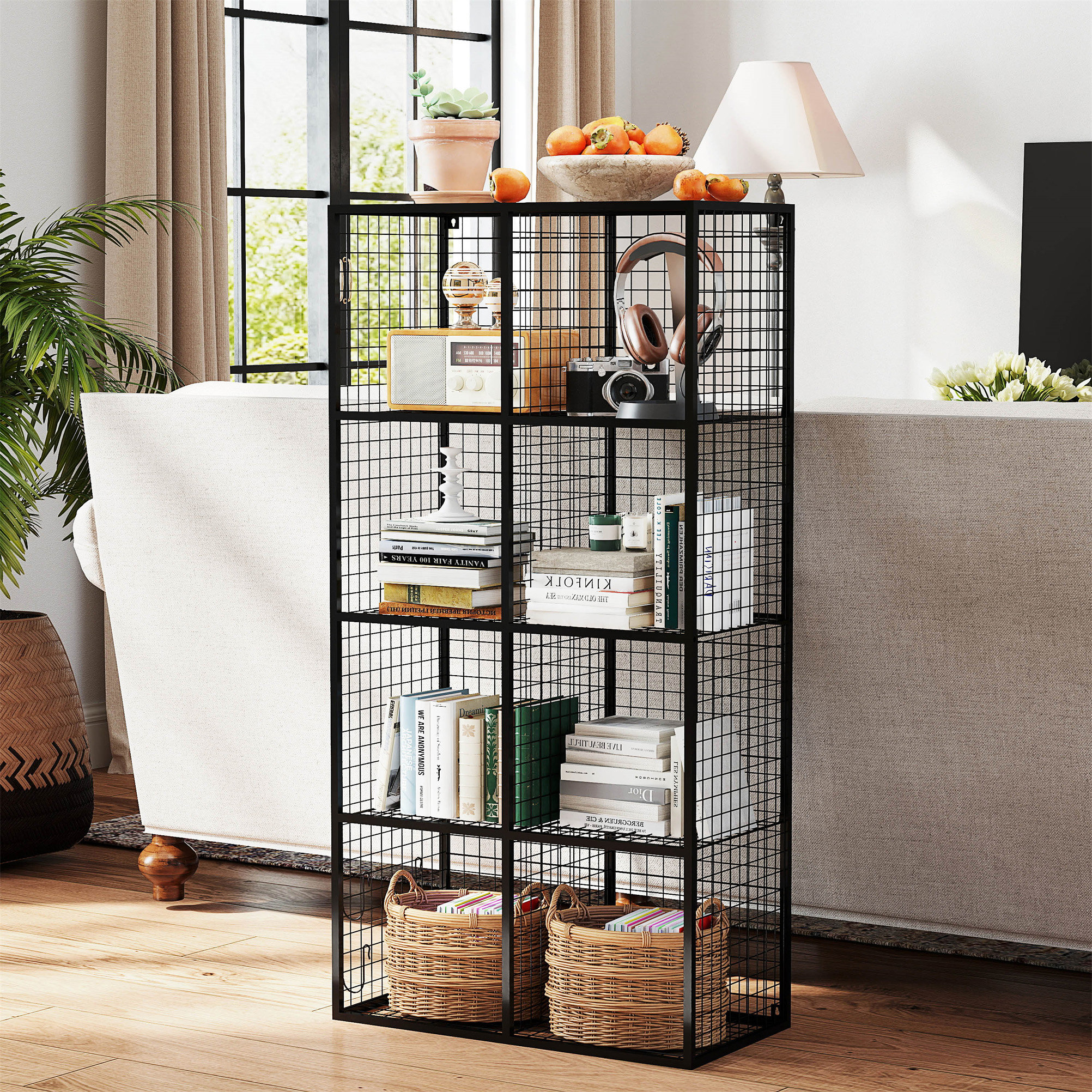 17 Stories Wire Storage Cube, 8 Cube Metal Storage Organizer , Display ...