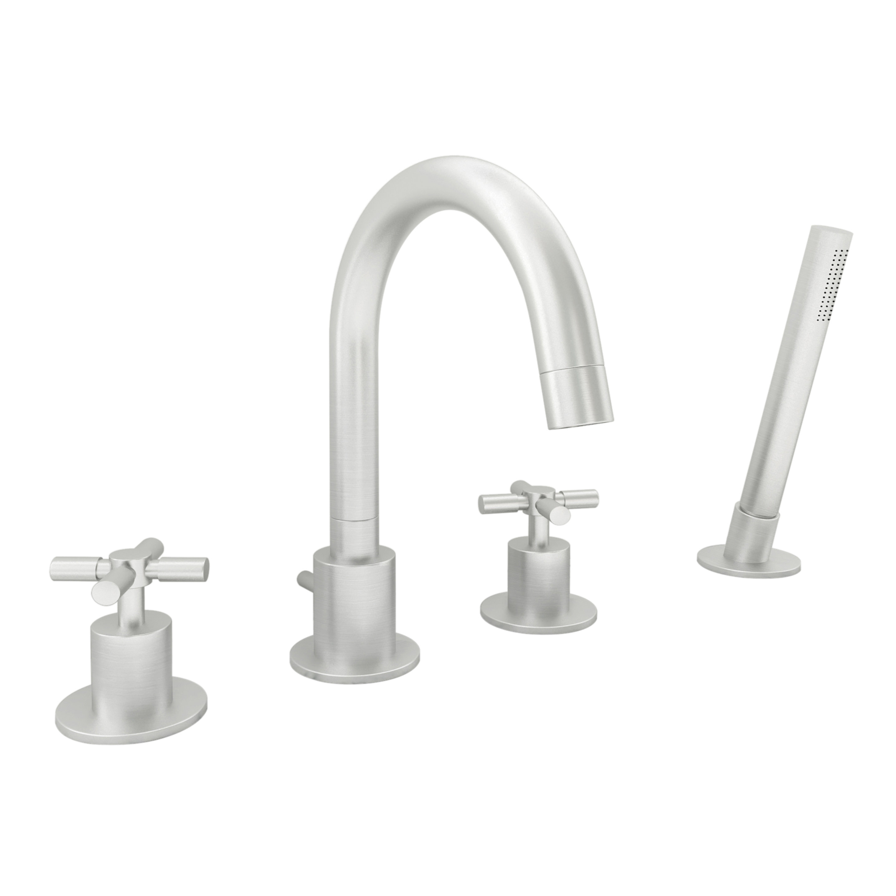 Wildon Home® Eliana Double Handle Deck Mounted Roman Tub Faucet with ...