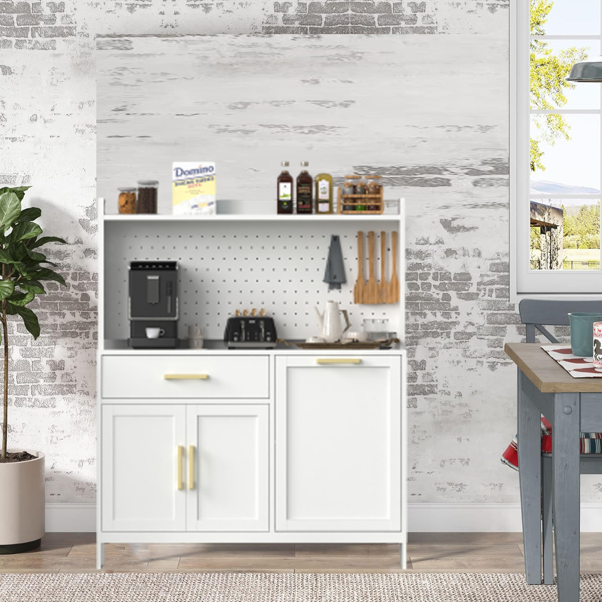 Mercer41 Raymesha Steel Accent Cabinet | Wayfair