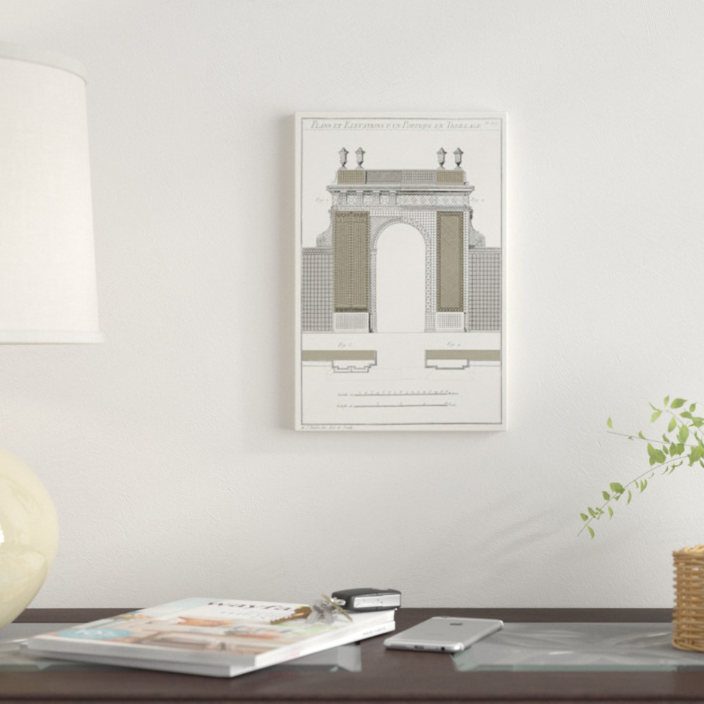 East Urban Home 'Survey of Architectural Design III' Graphic Art Print ...