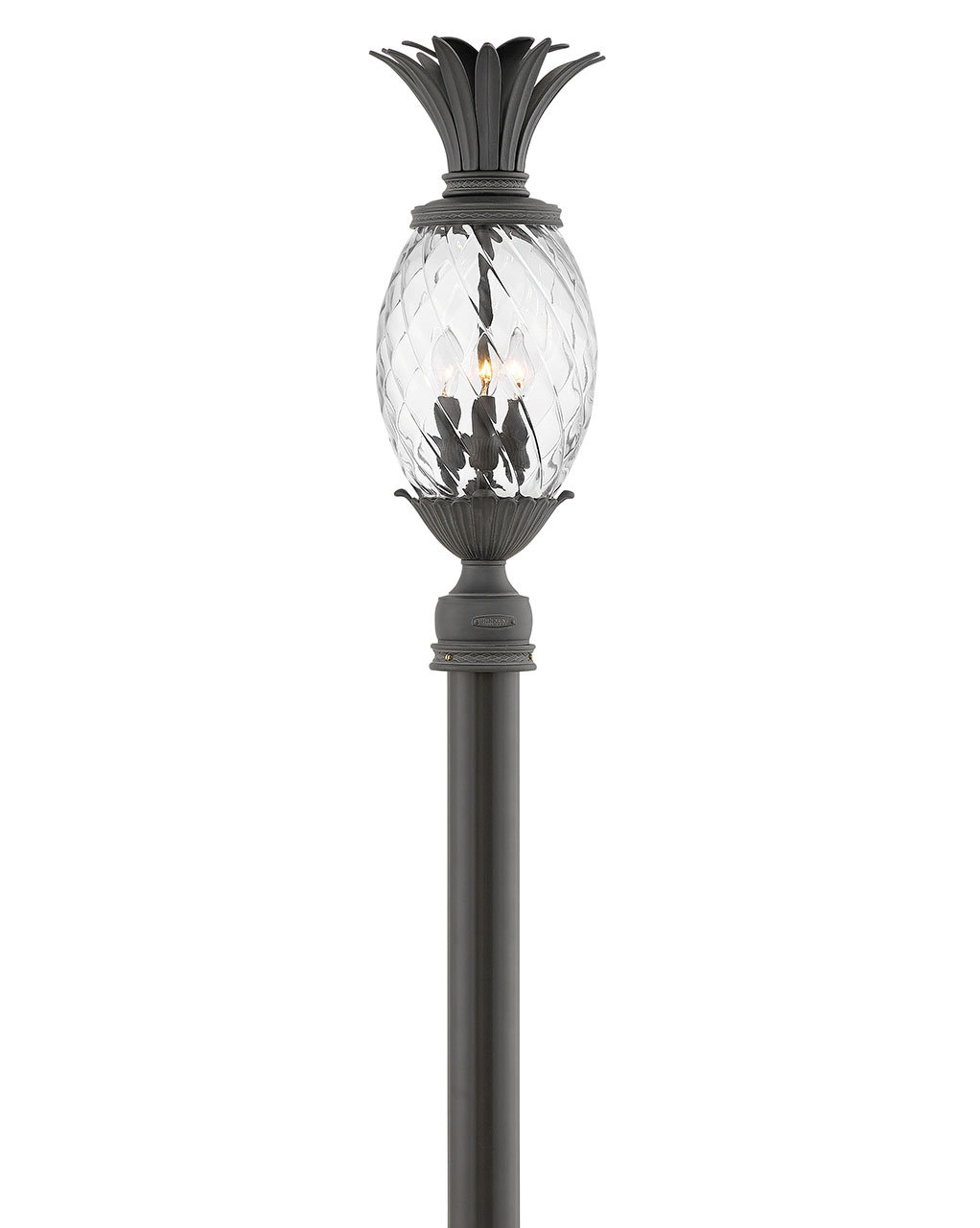Hinkley Plantation 12v Outdoor Pineapple Post Top/Pier Mount Lantern - LED Included | Wayfair