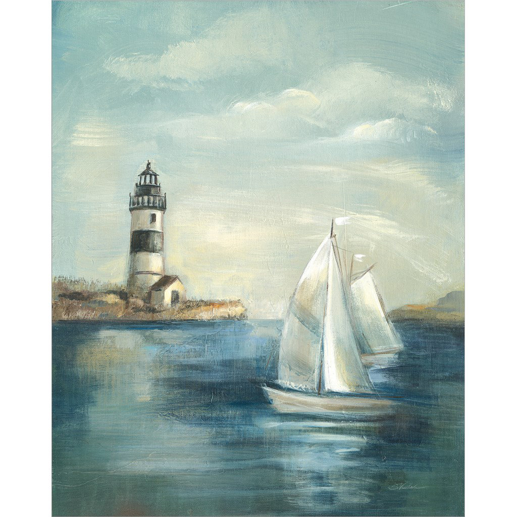 Longshore Tides Northeastern Breeze I By Silvia Vassileva, Canvas Wall ...