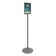 Symple Stuff Double Sided Magnetic Floor Stand Sign Holder | Wayfair.co.uk