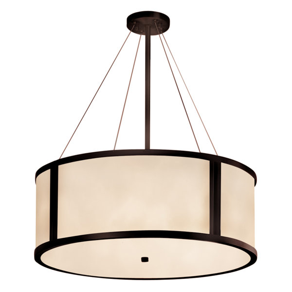 Hokku Designs Brey 8 - Light Dimmable Drum Chandelier - Wayfair Canada