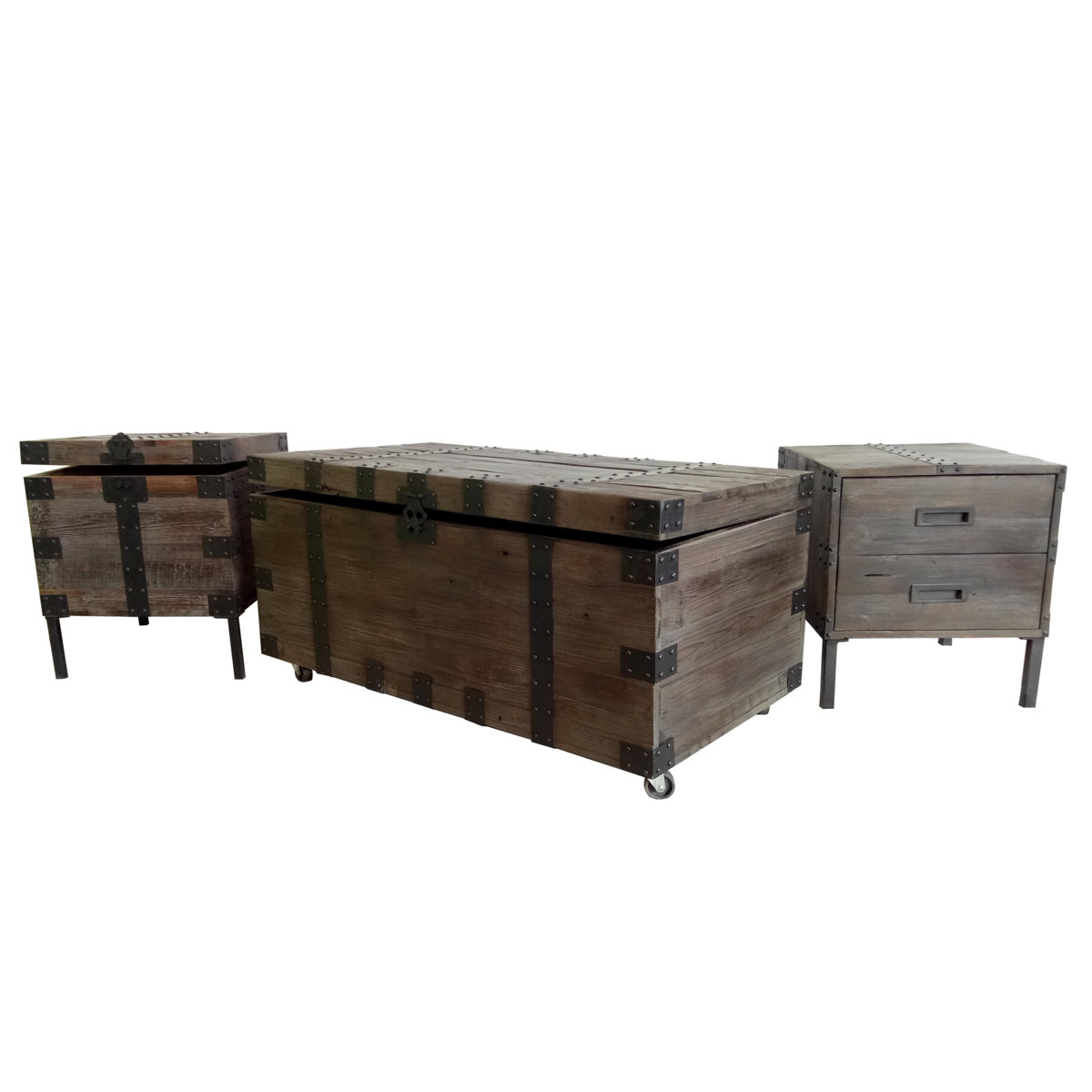 Trent Austin Design® Ferrill 3 Piece Coffee Table Set & Reviews | Wayfair