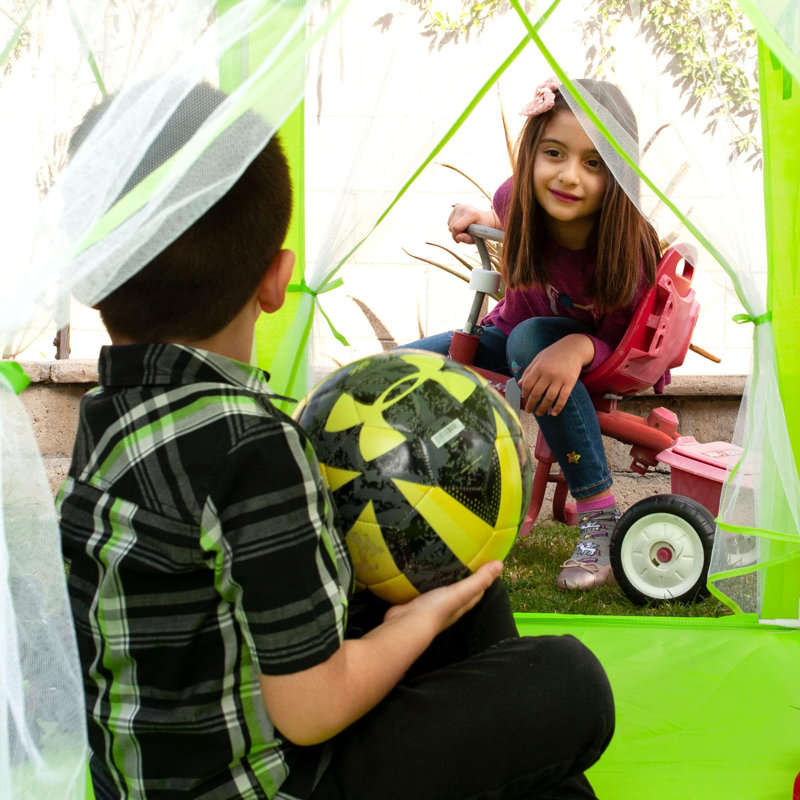 Toynk 1'5" x 0'3" Indoor Fabric Pop-Up Play Tent with Carrying Bag ...