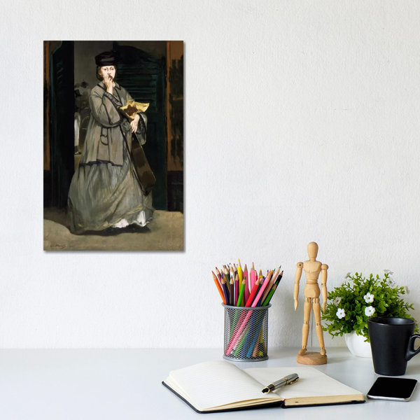 ClassicLiving Street Singer by Edouard Manet - Wrapped Canvas Painting ...
