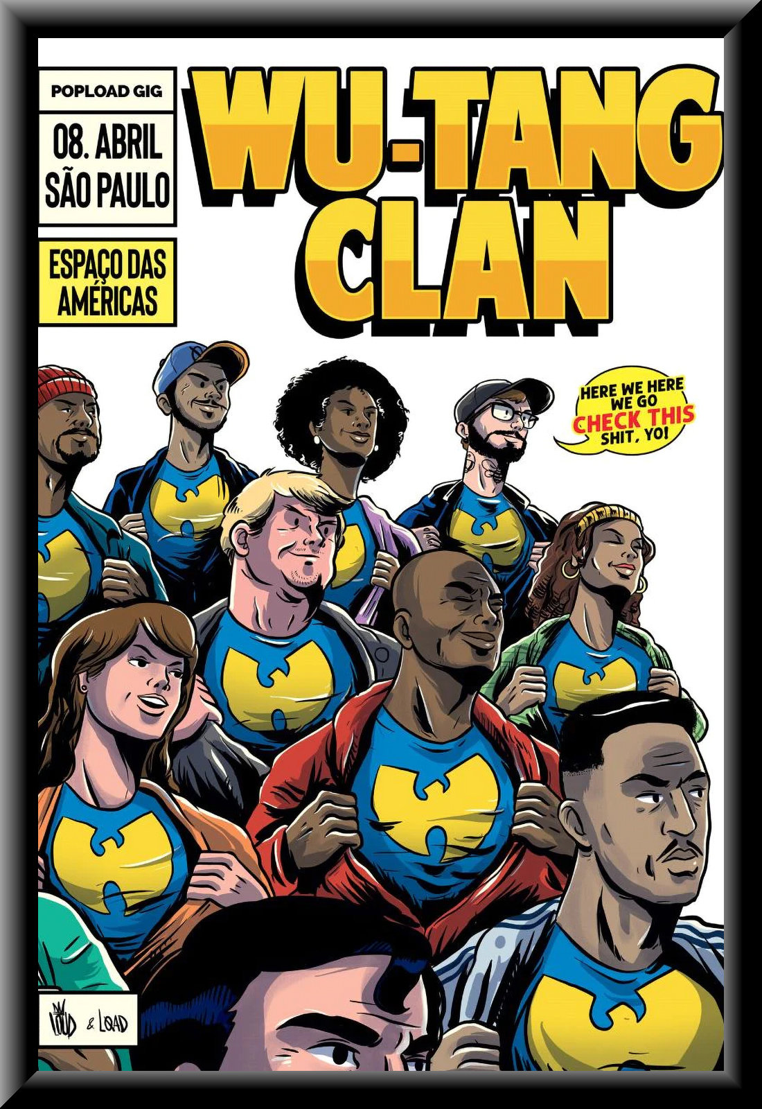 Latitude Run® Wu Tang Clan - Superheroes - 24 x 36 Inch - Engineered ...
