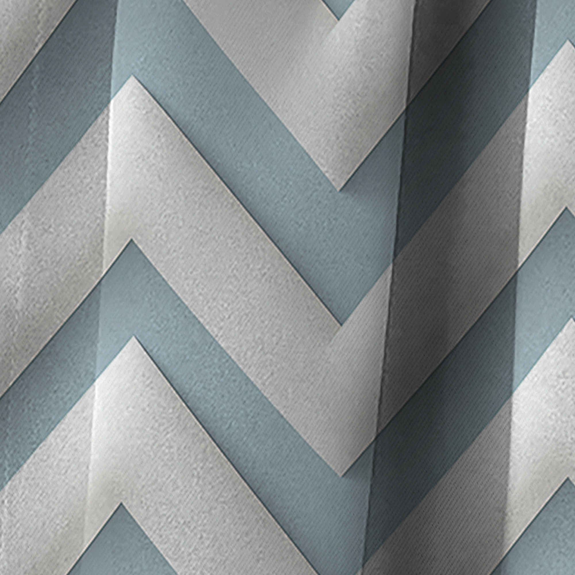 Design Art Monochromatic Chevron Motion - Chevron Curtain - Blackout ...