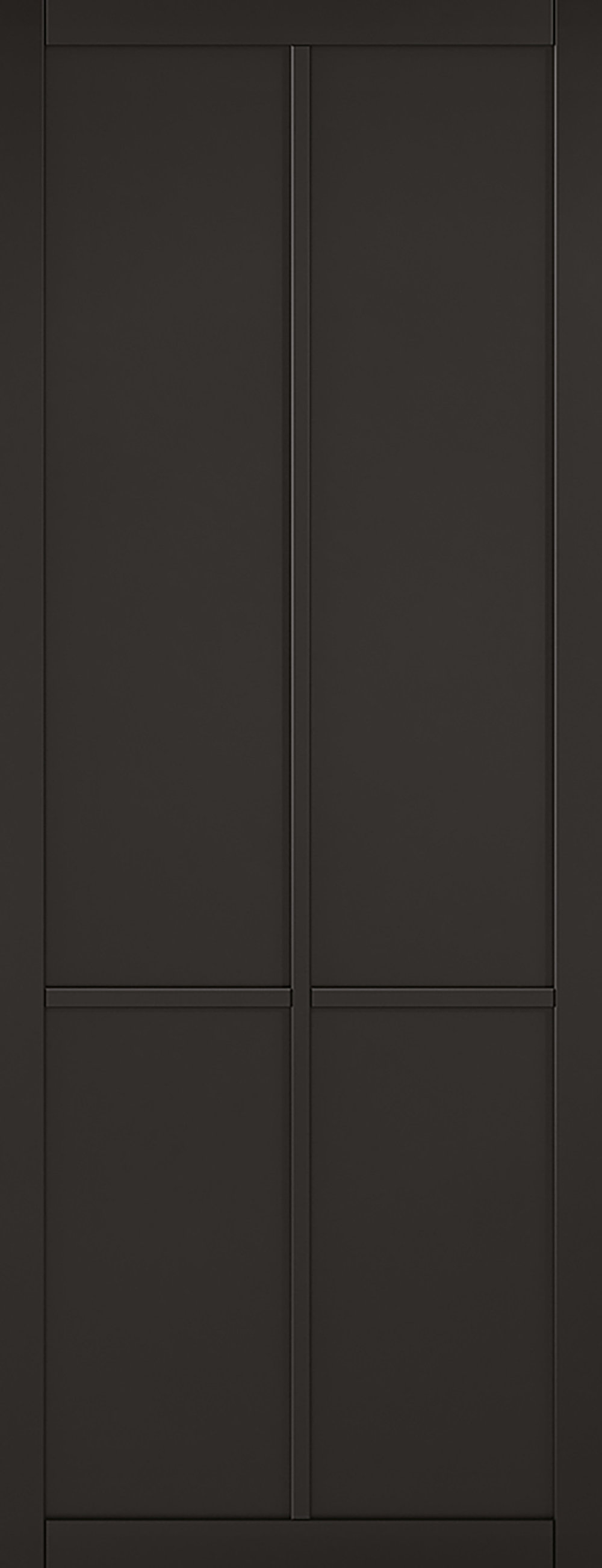 LPD Doors Liberty Glazed Black Internal Door | Wayfair.co.uk