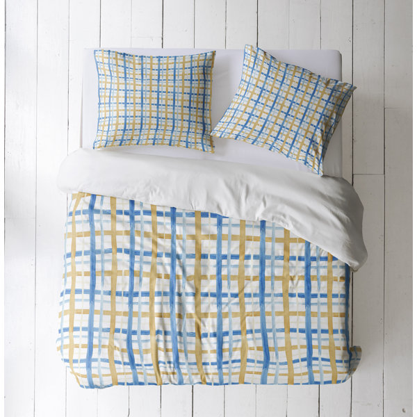 Folk N Funky Checkered Duvet Cover Set | Wayfair