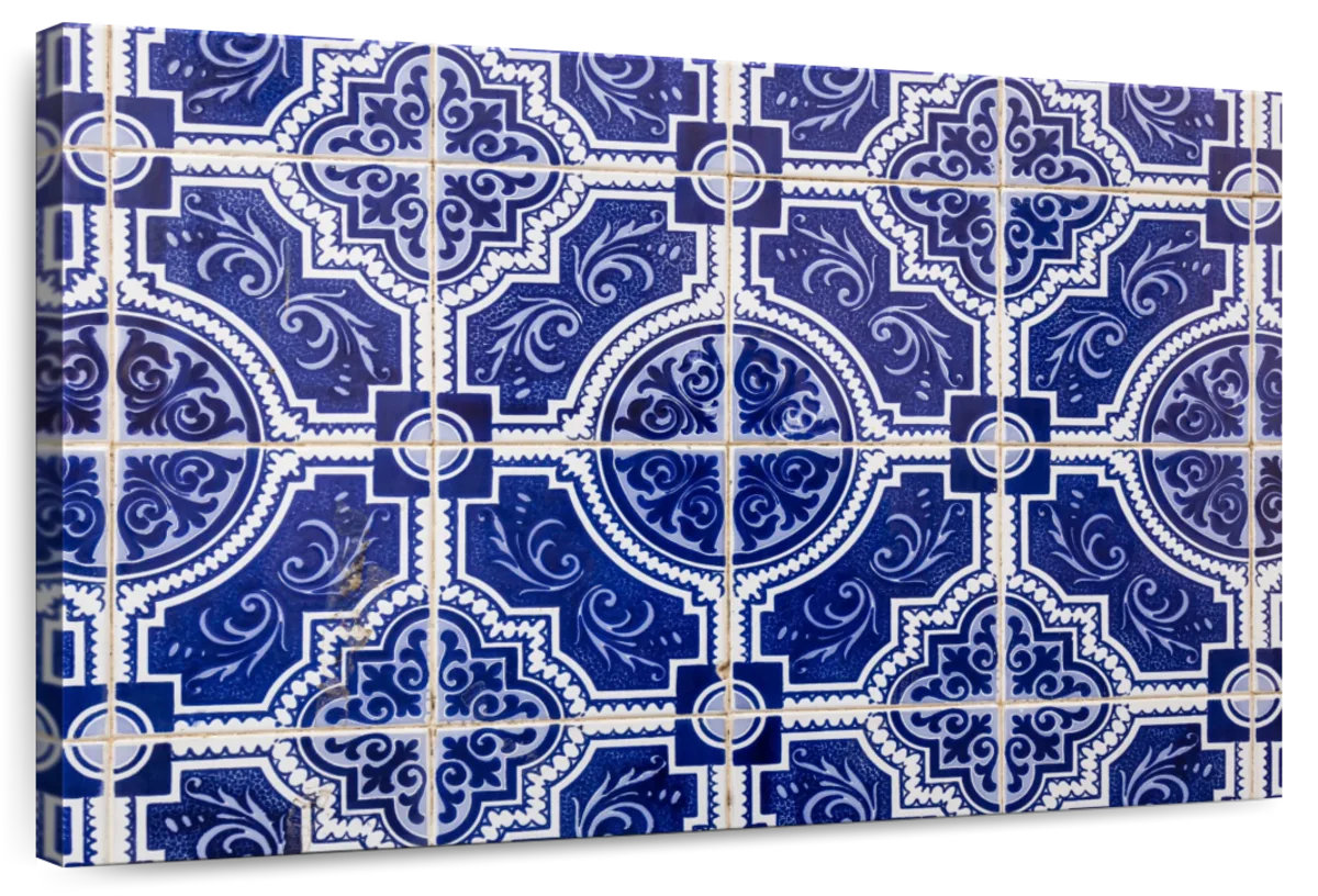 Wade Logan Avery Blue Porto Floor Tiles - Wayfair Canada