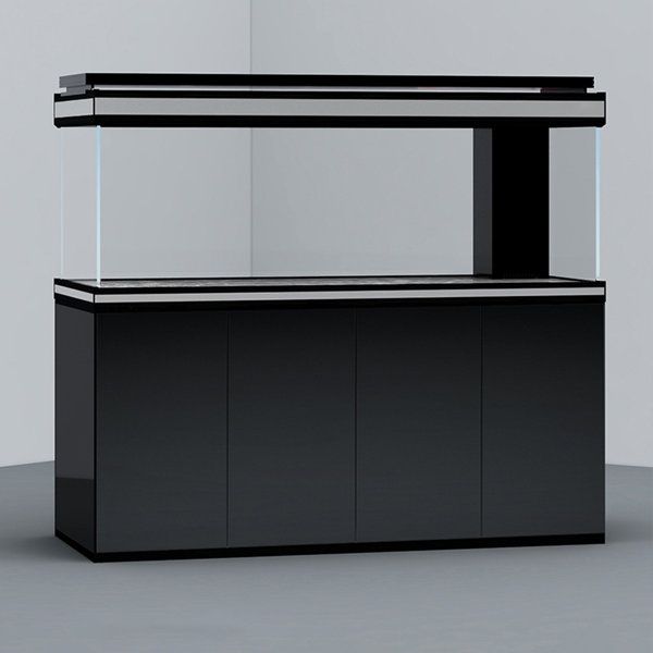 Lingxis Black Large Minimalist Rectangular Aquarium Tank | Wayfair