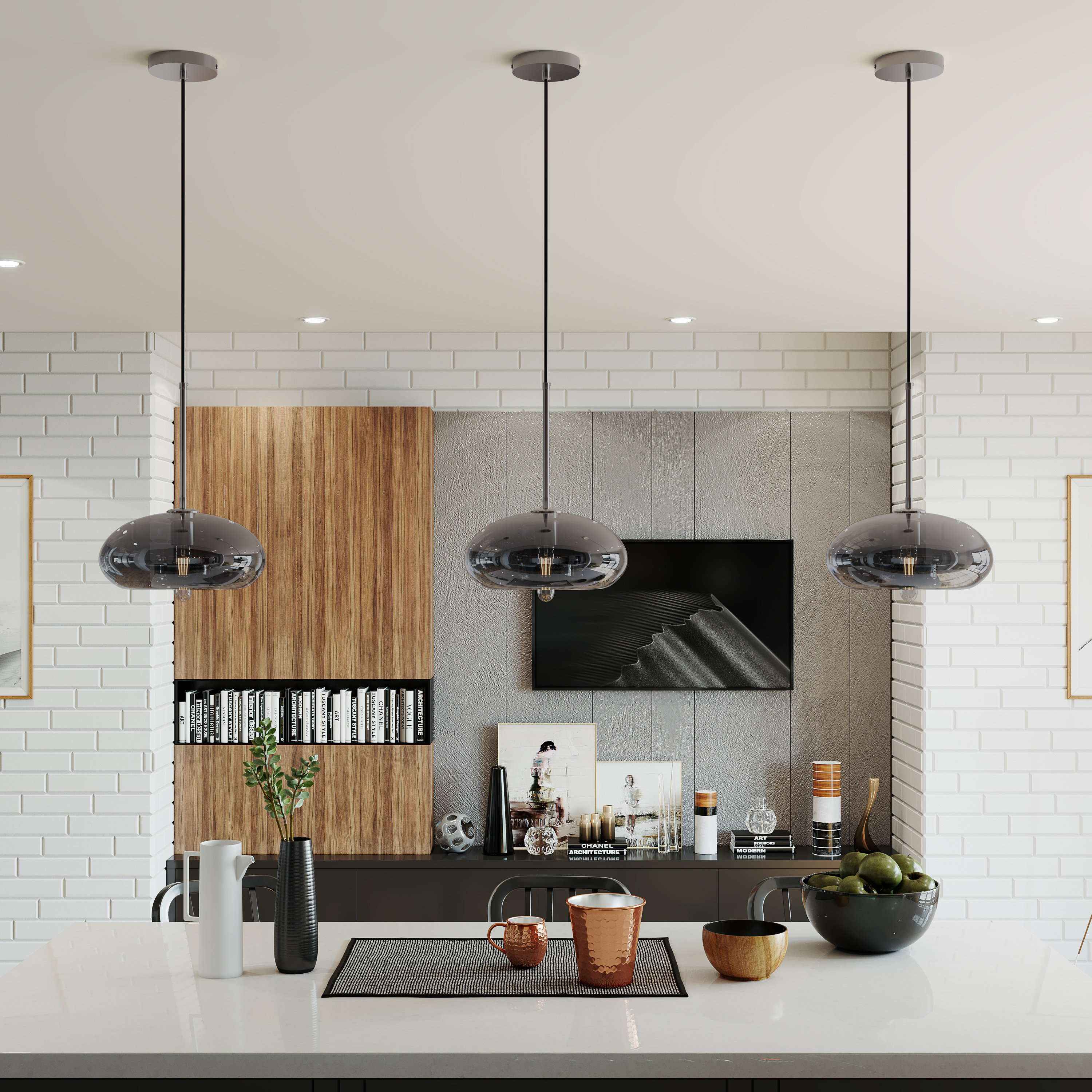 Wrought Studio™ Eathen 1 - Light Pendant & Reviews | Wayfair