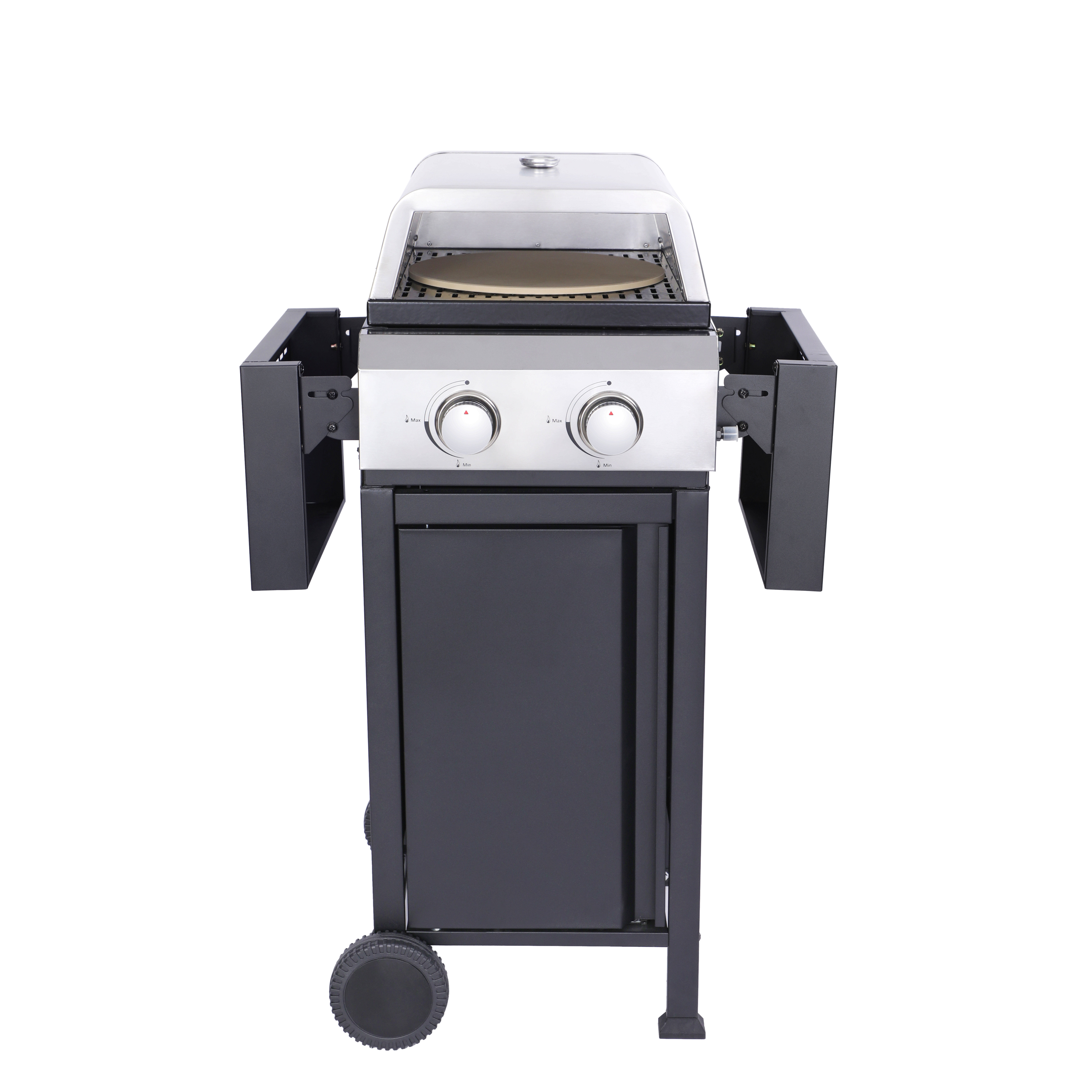 SHANRUGUOJI 2-Burner Propane Gas BBQ Grill, Pizza Box, 24600BTU Output ...
