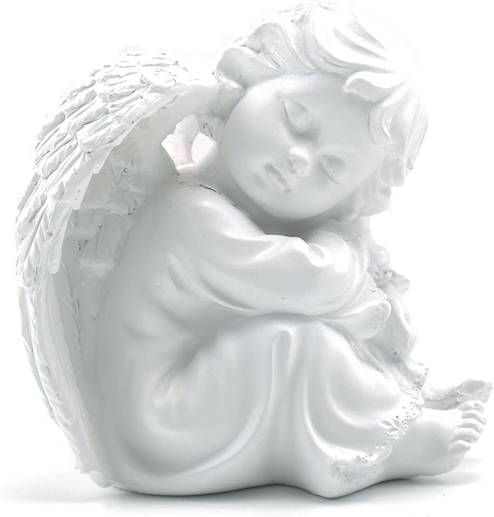 Fleur De Lis Living Cherubs Resin Garden Statue Figurine, Adorable ...