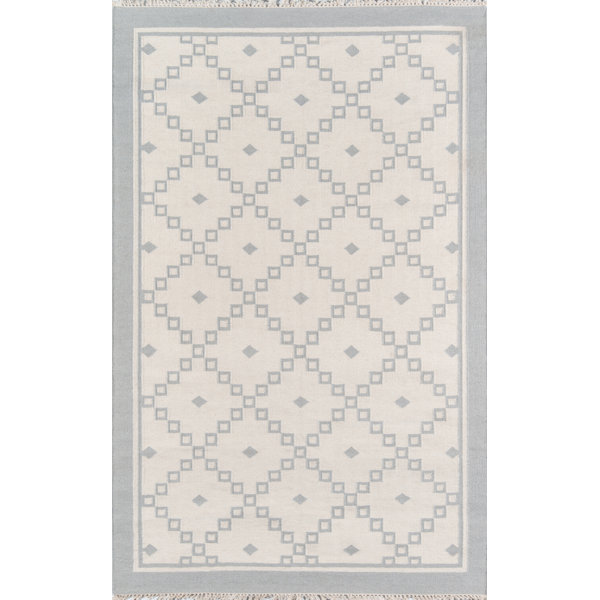 Erin Gates by Momeni Thompson Wool Geometric Area Rug in Gray | Perigold
