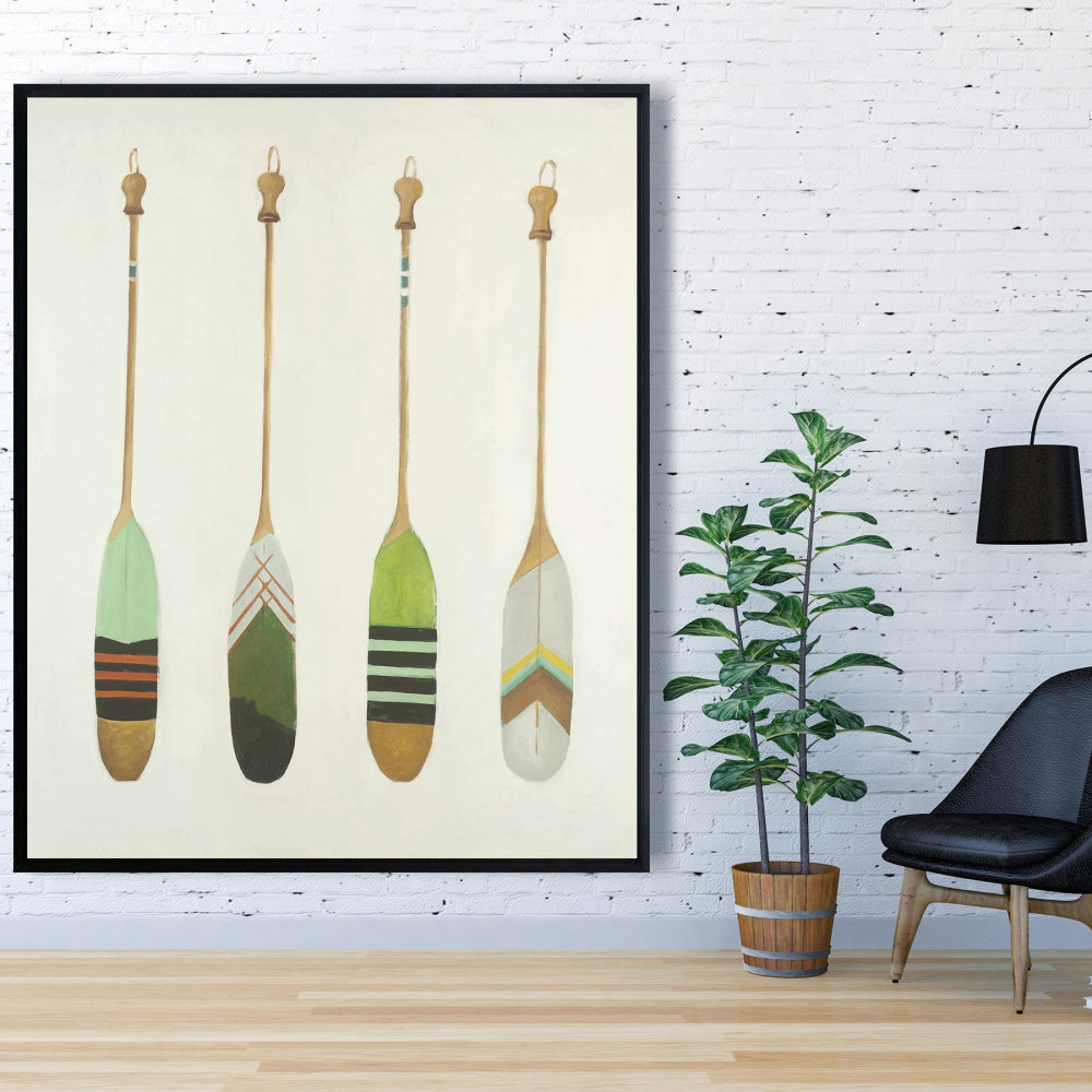 Begin Edition International Inc. " Colorful Nautical Oars " on | Wayfair
