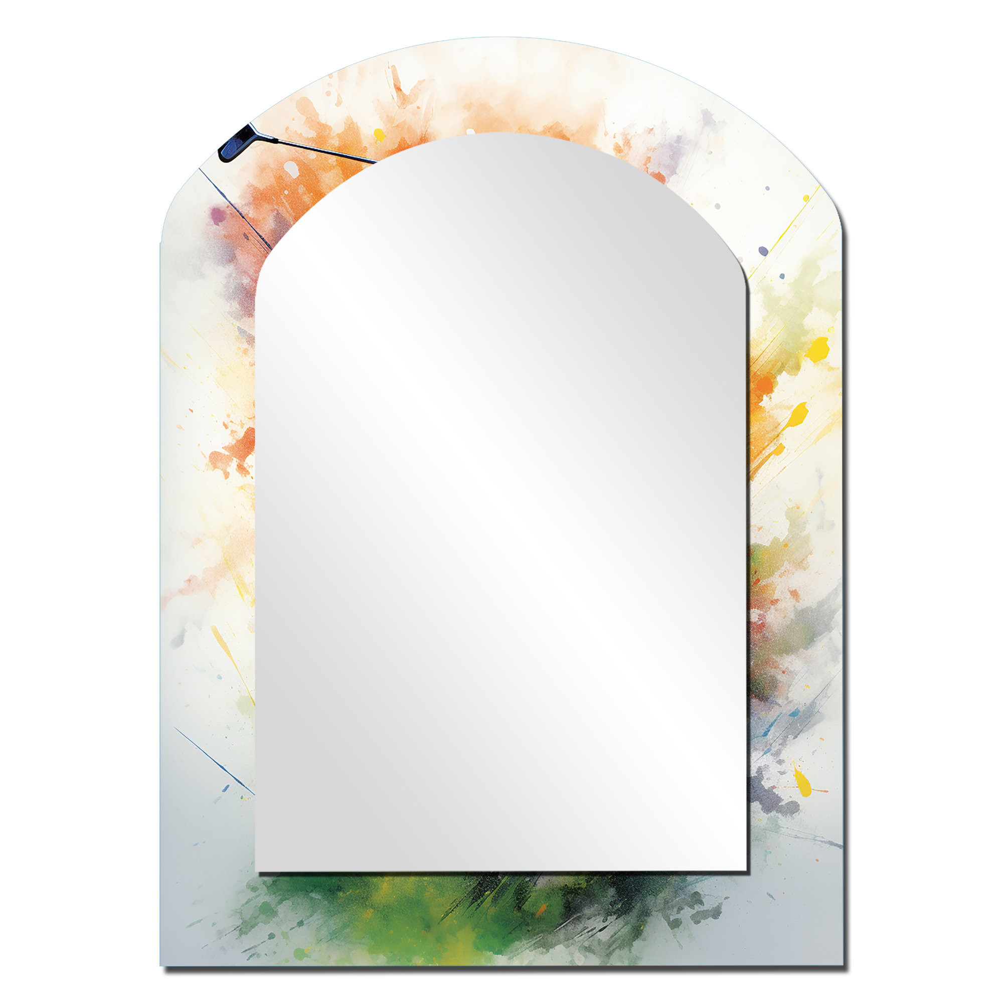 Dakota Fields Golf Dynamic Drives I - Blue Arch Wall Mirror Decor ...