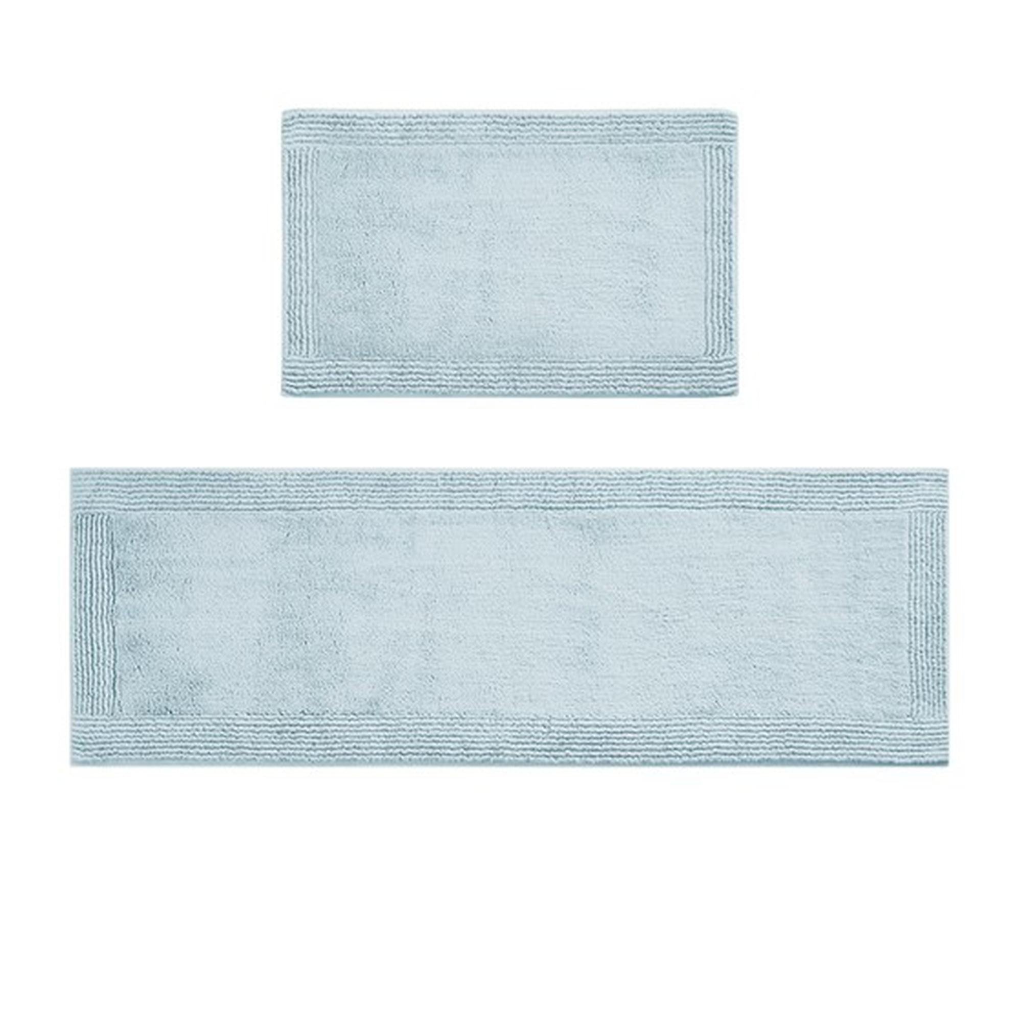 Latitude Run® 100% Cotton Tufted 3000 GSM Reversible Bath Rug | Wayfair