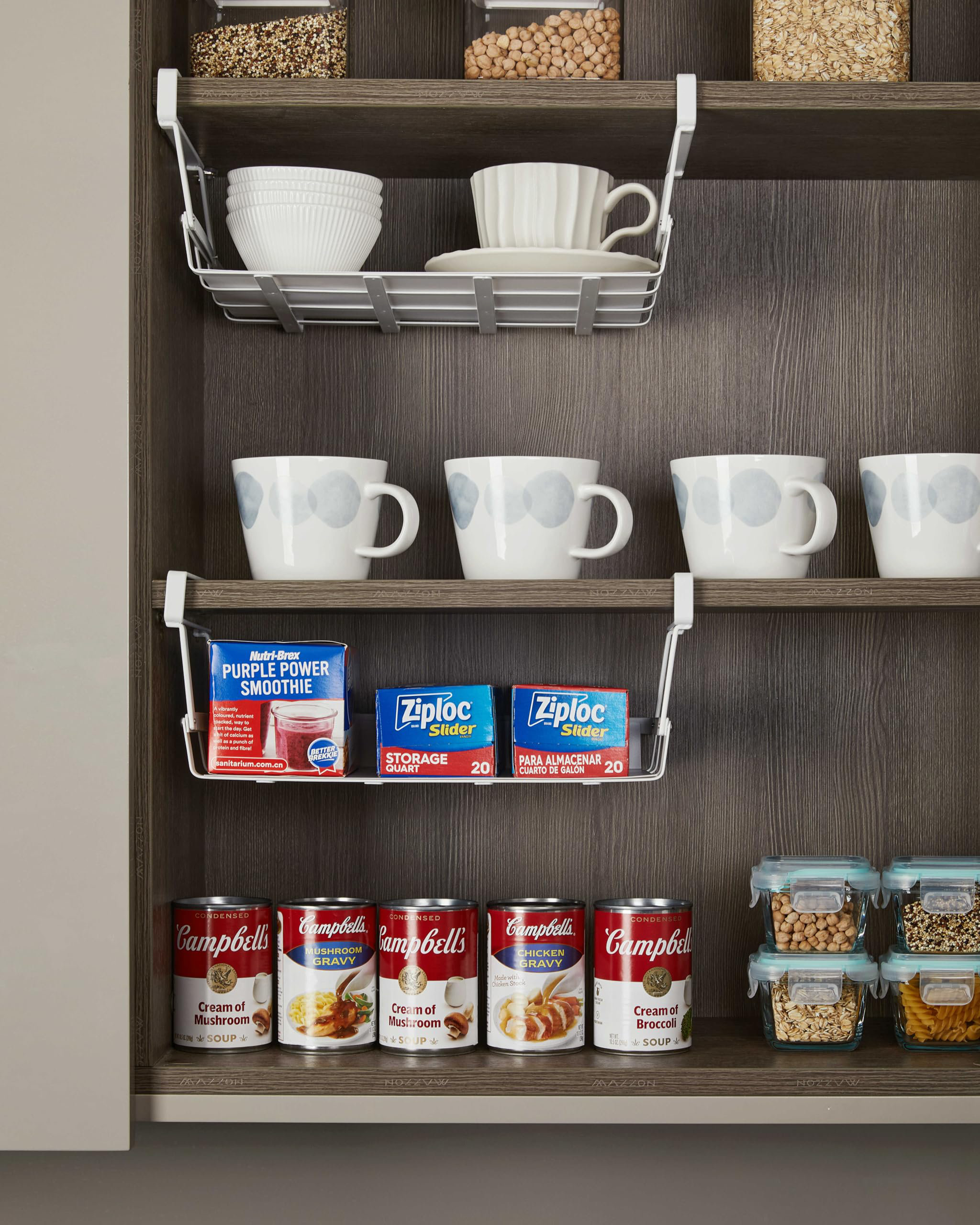 Latitude Run® 2 Pack Under Cabinet Storage Baskets For Kitchen Laundry ...