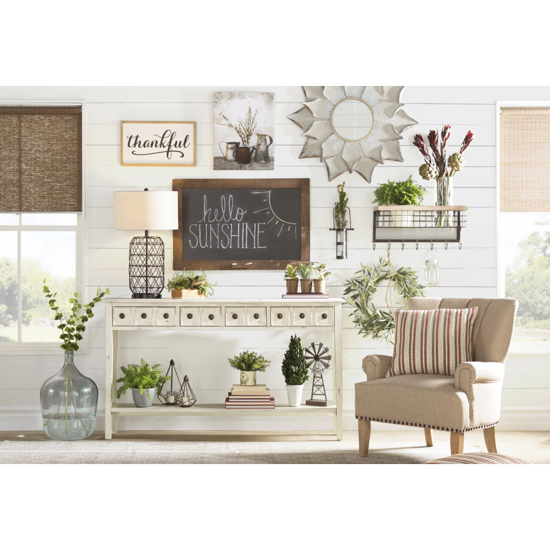Gracie Oaks Isaiah Farmhouse Metal Table Top Décor Set & Reviews | Wayfair
