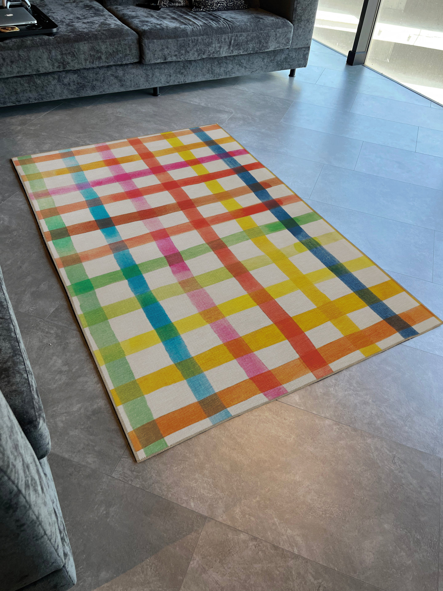 Dakota Fields Multi-Coloured Mixed Line Stripe Patterned Creative ...