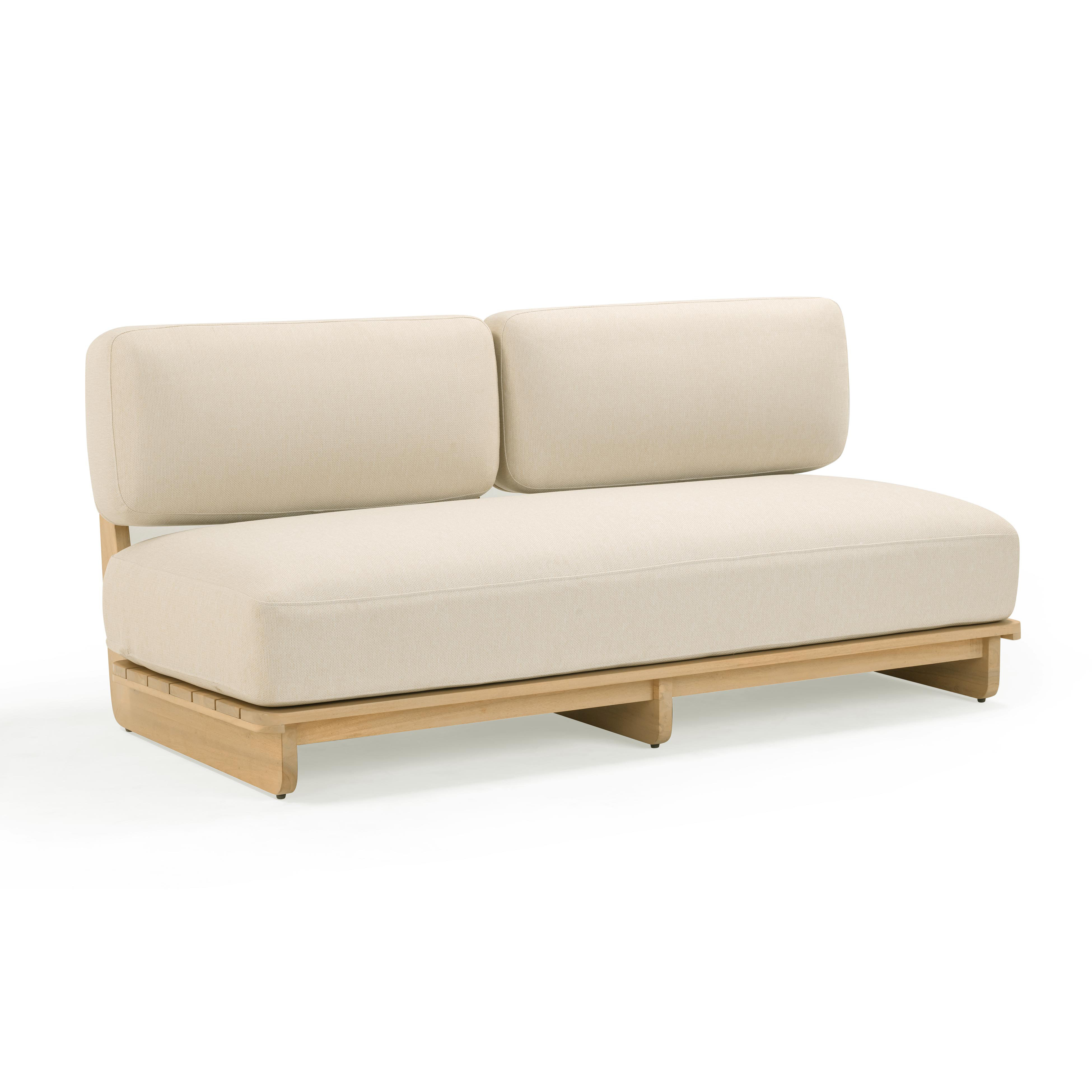 TOV Furniture Reavan Cream Outdoor Lounge Sofa | Wayfair