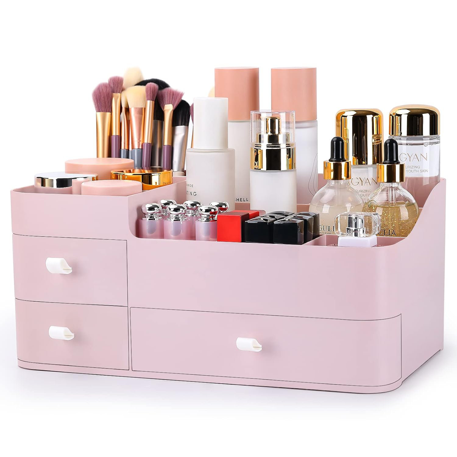 Hokku Designs Neider Plastic Makeup Organizer | Wayfair