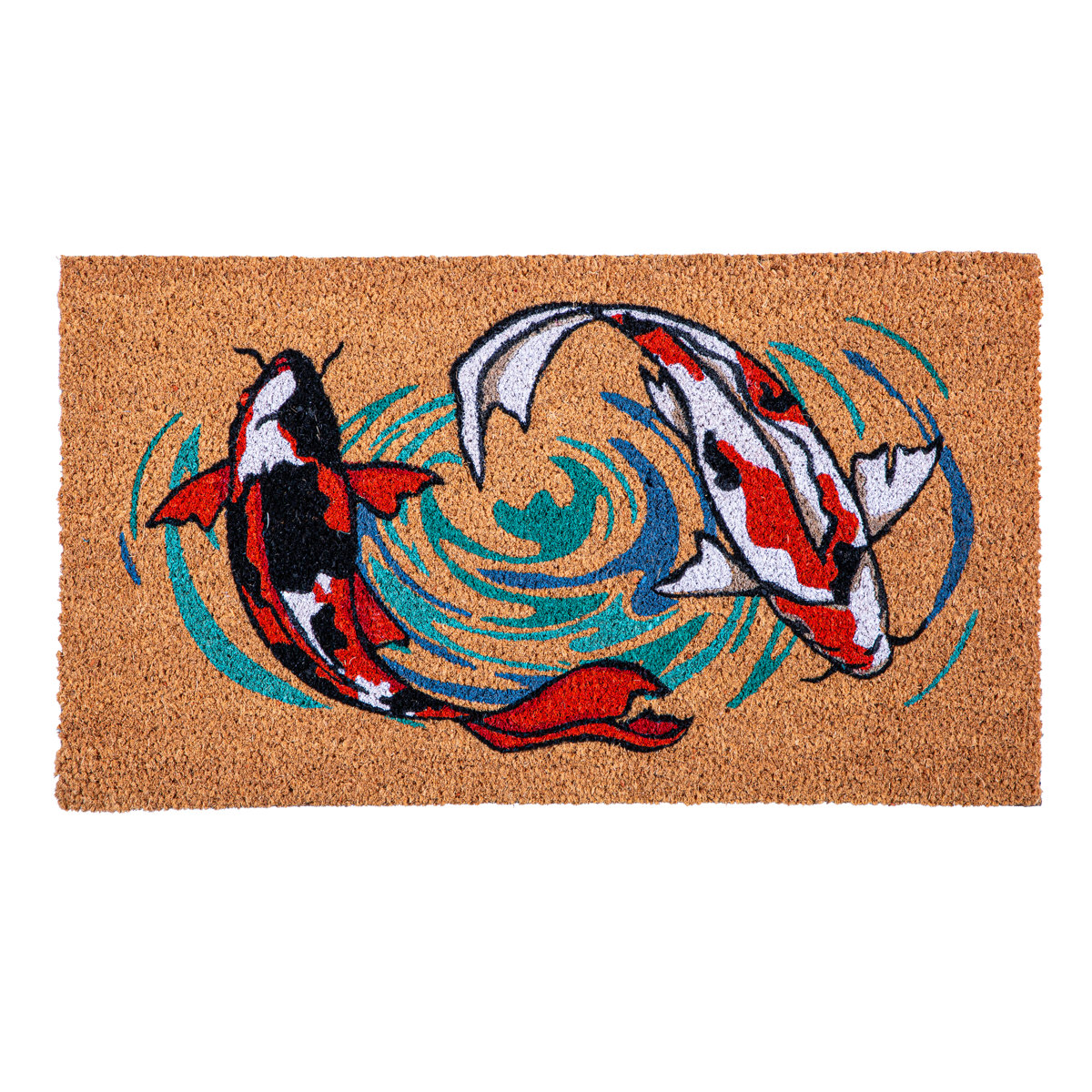 Highland Dunes Koi Fish Mat | Wayfair