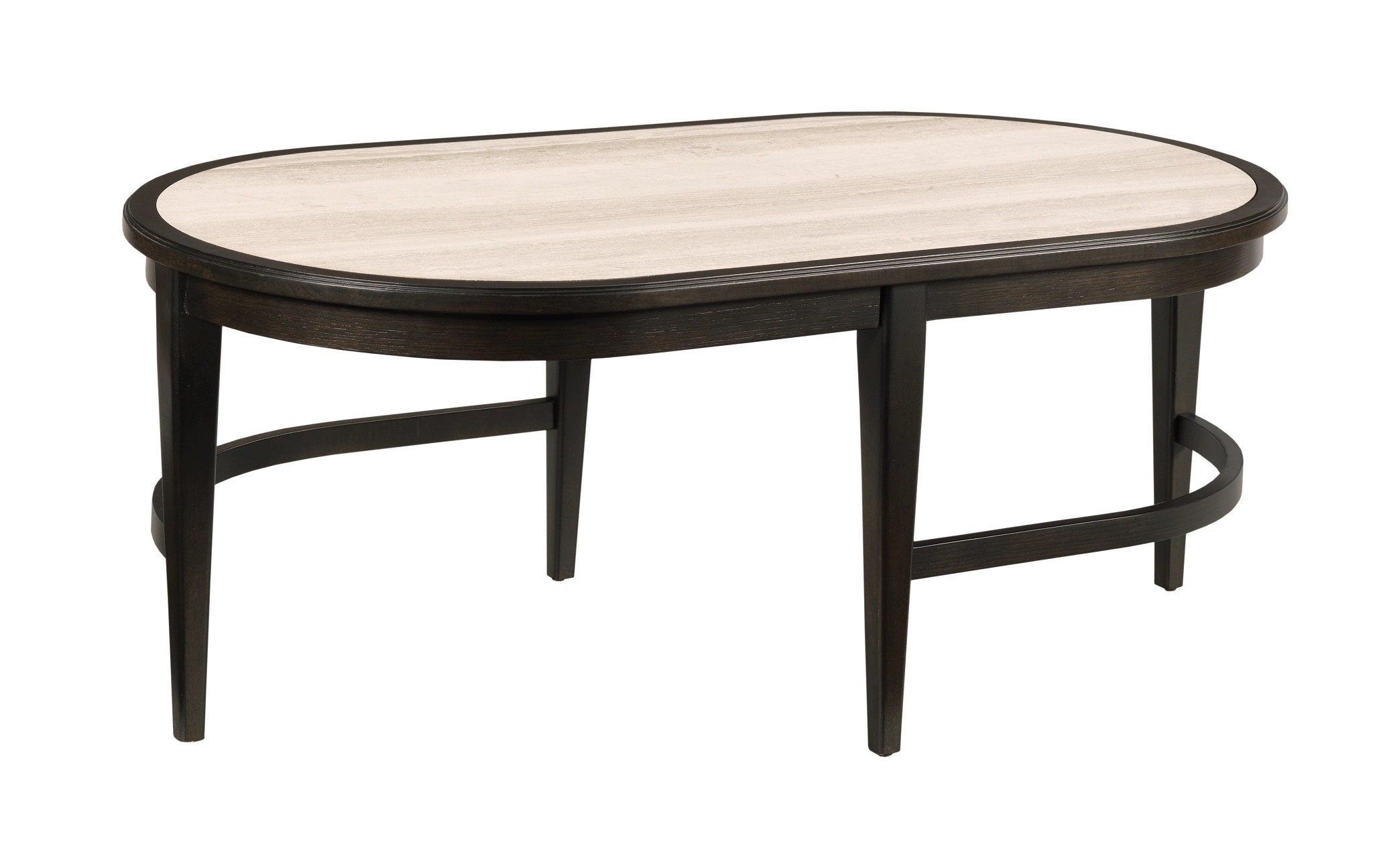 Red Barrel Studio® SHOWCASE OVAL NESTING COFFEE TABLE | Wayfair