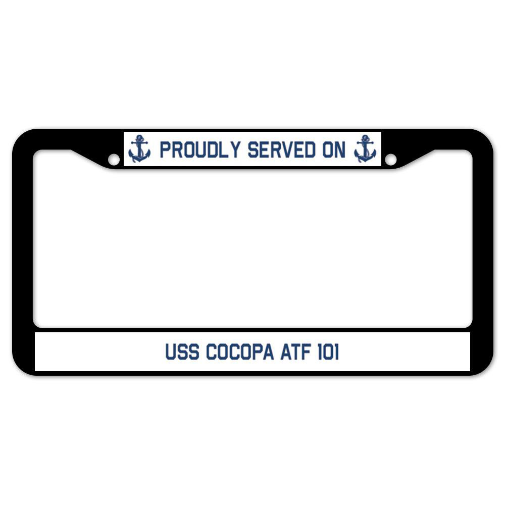 SignMission Proudly Served on USS COCOPA ATF 101 Plate Frame | Wayfair