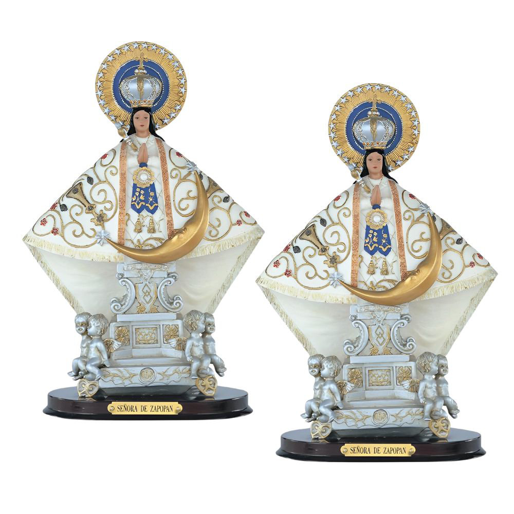 World Menagerie "2-PC Set" ICE ARMOR 12"H Nuestra Senora De Zapopan ...