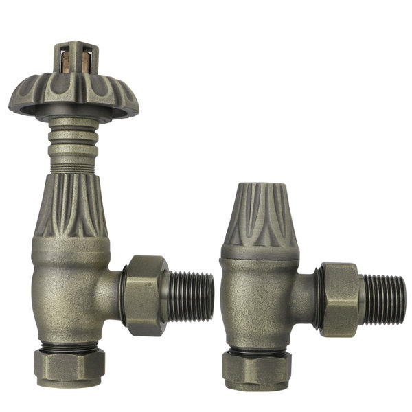 ClassicLiving Traditional Thermostatic TRV Antique Design Angled ...