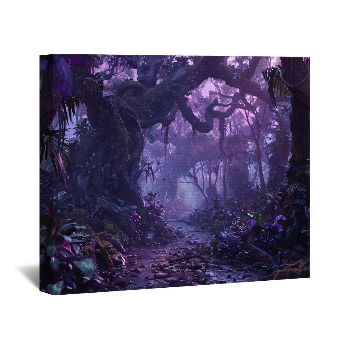 Millwood Pines Fantasy Forest Canvas Wrap - Fantasy Wall Decor | Wayfair