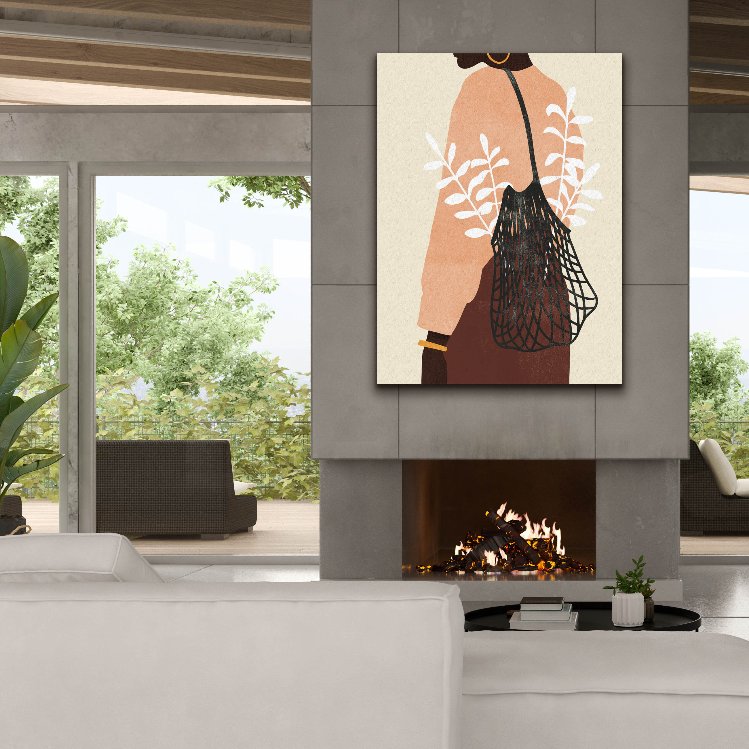 Winston Porter 'Gatherer 2' by Emma Scarvey Canvas Wall Art, 40" x 54 ...