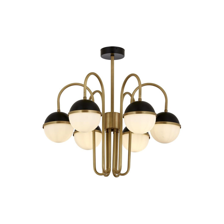 Mercer41 Demps 6 - Light Chandelier | Wayfair.co.uk