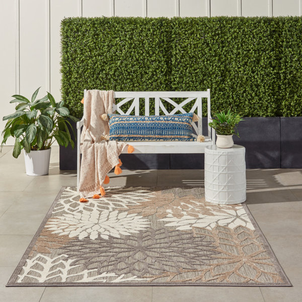 Brown & Tan Outdoor Rugs You'll Love | Wayfair