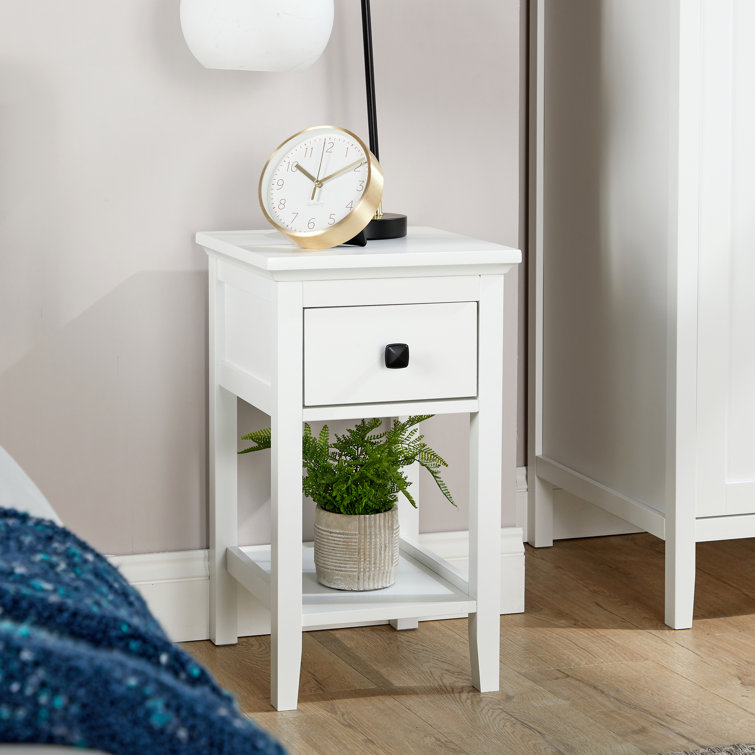 Lark Manor Alexandrina 32cm W Manufactured Wood Bedside Table | Wayfair ...