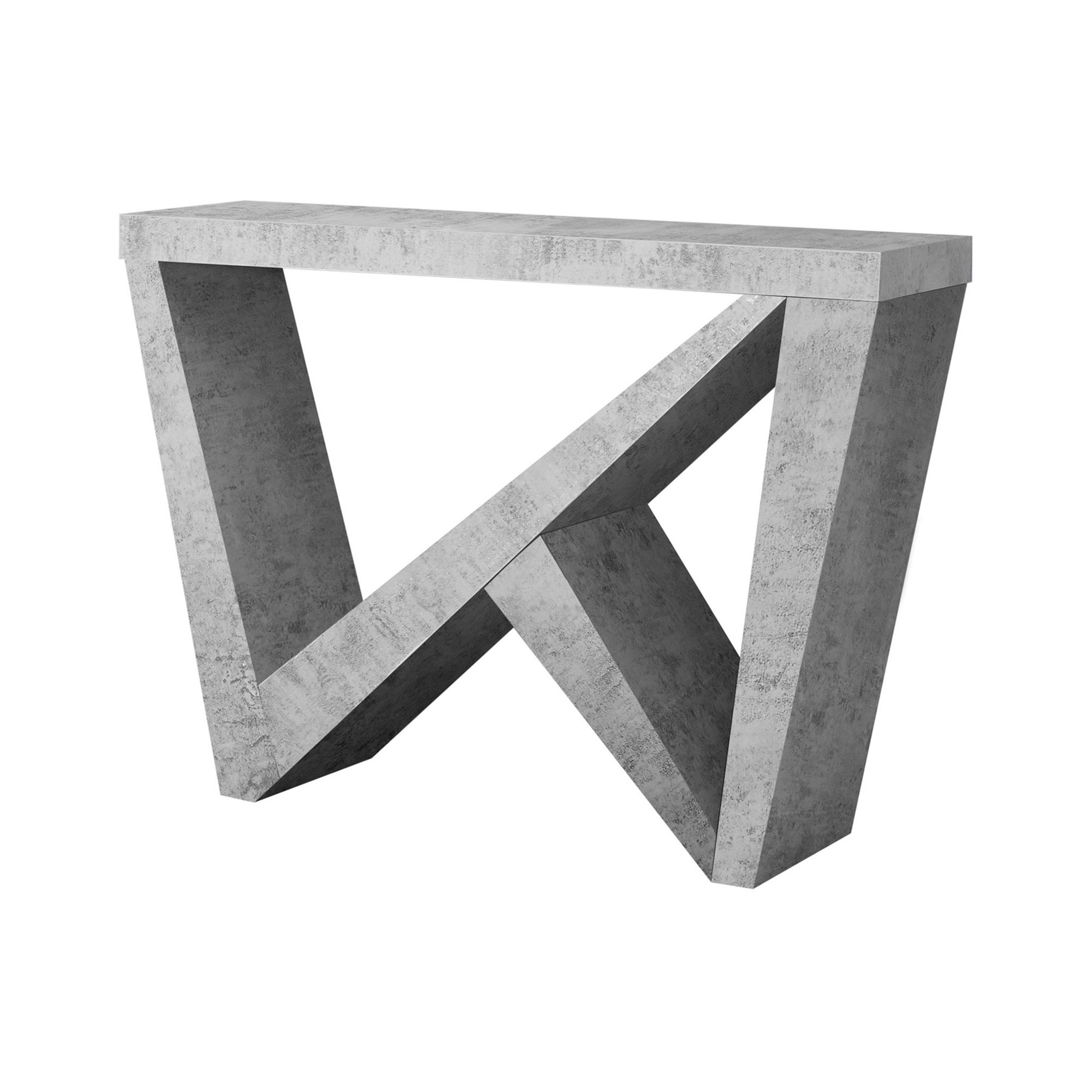 Brayden Studio® Contemporary Modern Grey Laminate Narrow Console Accent ...